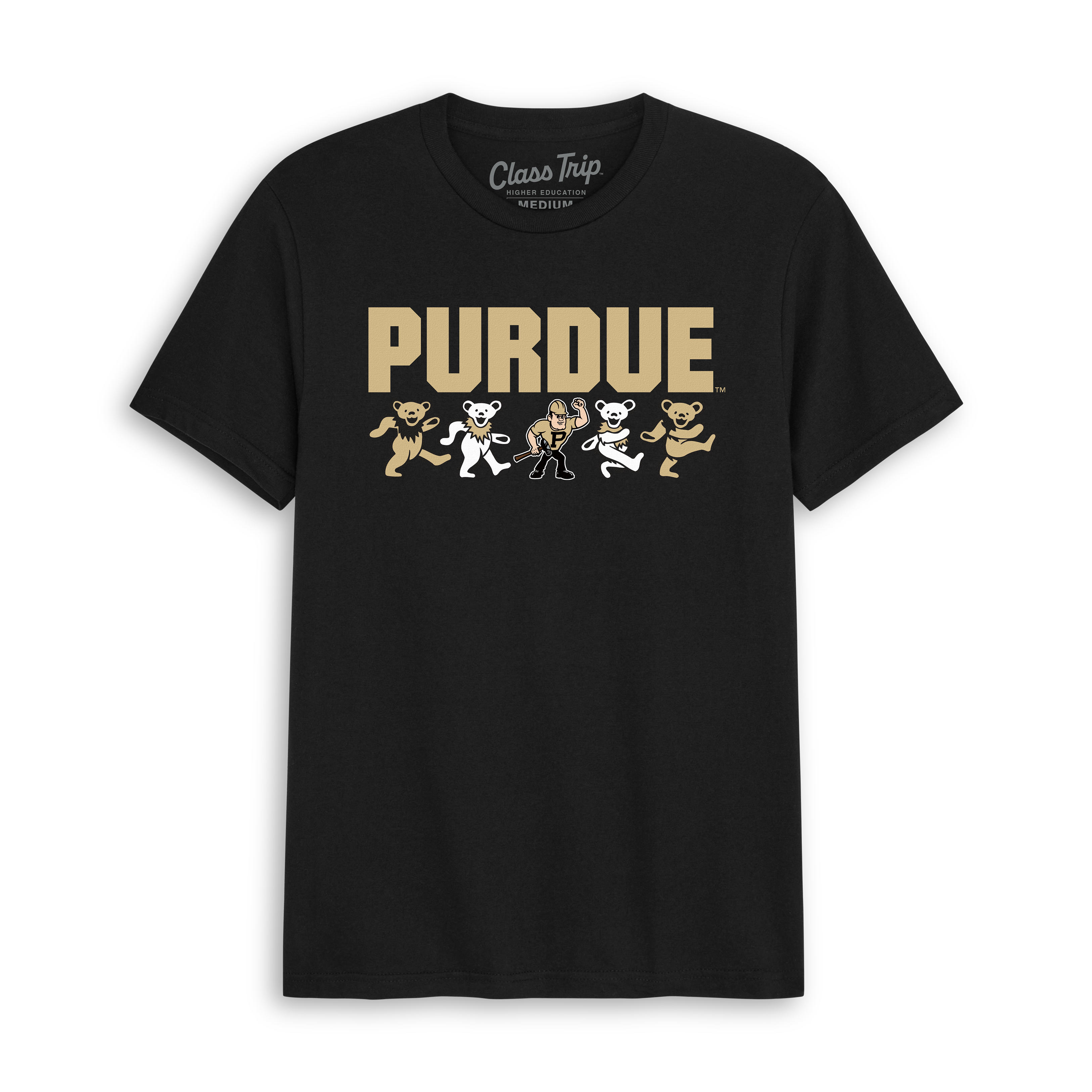 Purdue x Grateful Dead Mascot Bears Tee – Class Trip